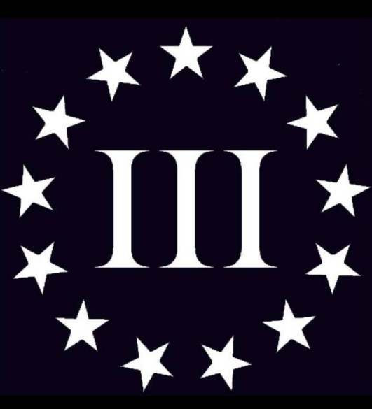 III% Decal (5 inch) - Meach's Military Memorabilia & More