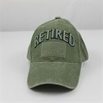 Retired (Velcro Front) Baseball Cap - Meach's Military Memorabilia & More