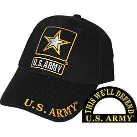 U.S. Army Logo Baseball Cap - Meach's Military Memorabilia & More