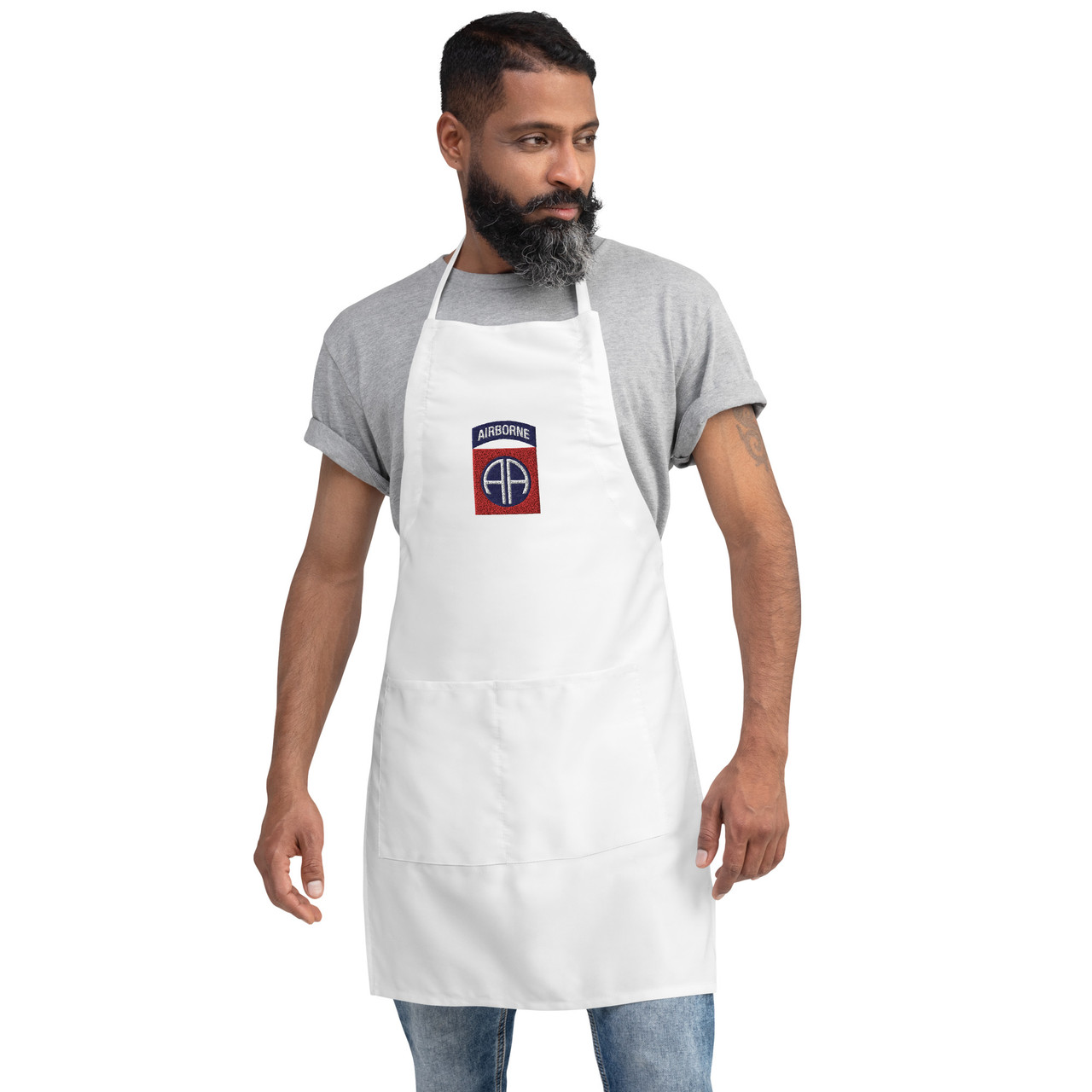82nd Airborne Embroidered Apron - Meach's Military Memorabilia & More