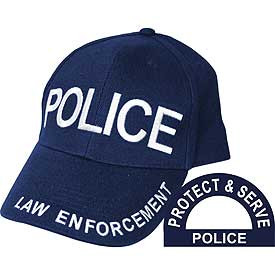 Police Law Enforcement Blue Baseball Cap - Meach's Military Memorabilia ...