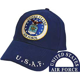 U.S.A.F. Emblem Baseball Cap - Meach's Military Memorabilia & More