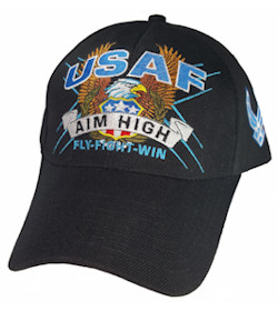 U.S.A.F. Aim High Baseball Cap - Meach's Military Memorabilia & More