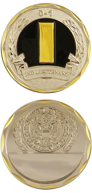 US Army 2nd LT Challenge Coin - Meach's Military Memorabilia & More