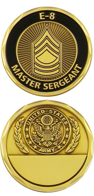 US Army Master Sergeant Challenge Coin - Meach's Military Memorabilia ...