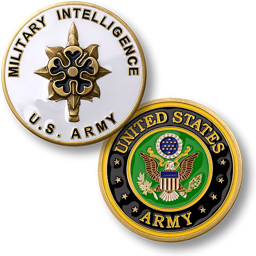 US Army Military Intelligence Challenge Coin - Meach's Military ...