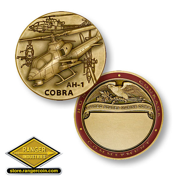 AH-1 Cobra Challenge Coin - Meach's Military Memorabilia & More