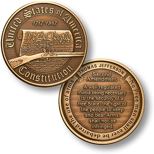 Constitution - Second Amendment Challenge Coin - Meach's Military ...