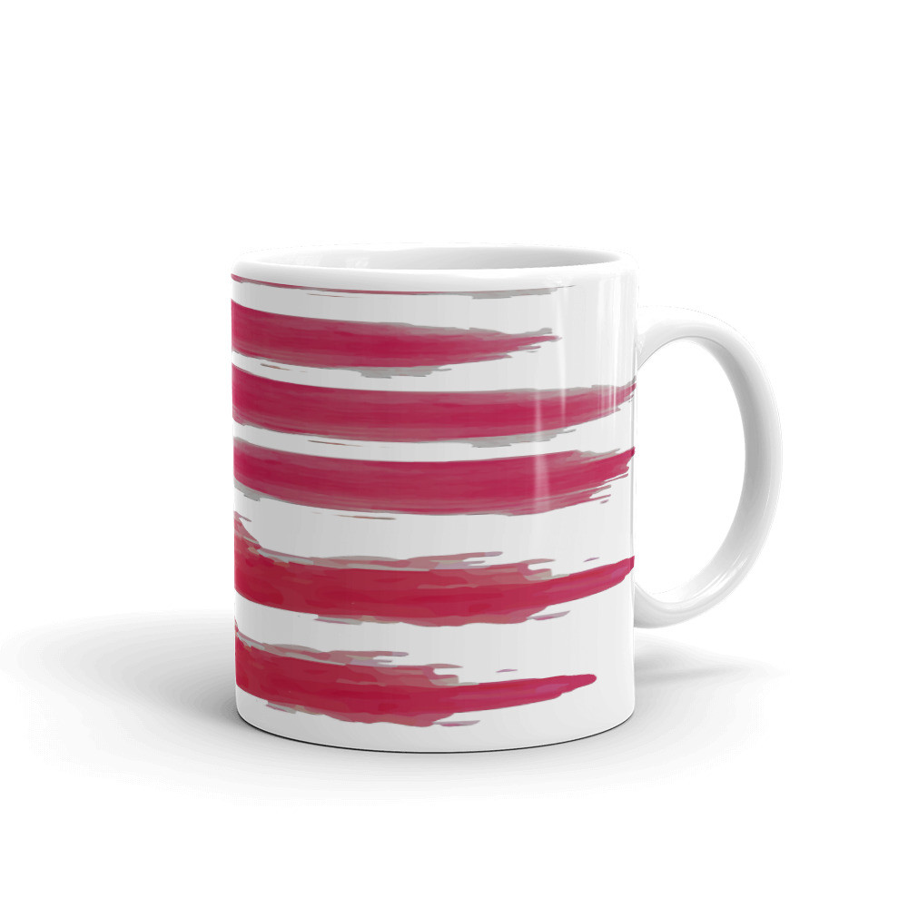 Painted Flag Mug - Meach's Military Memorabilia & More