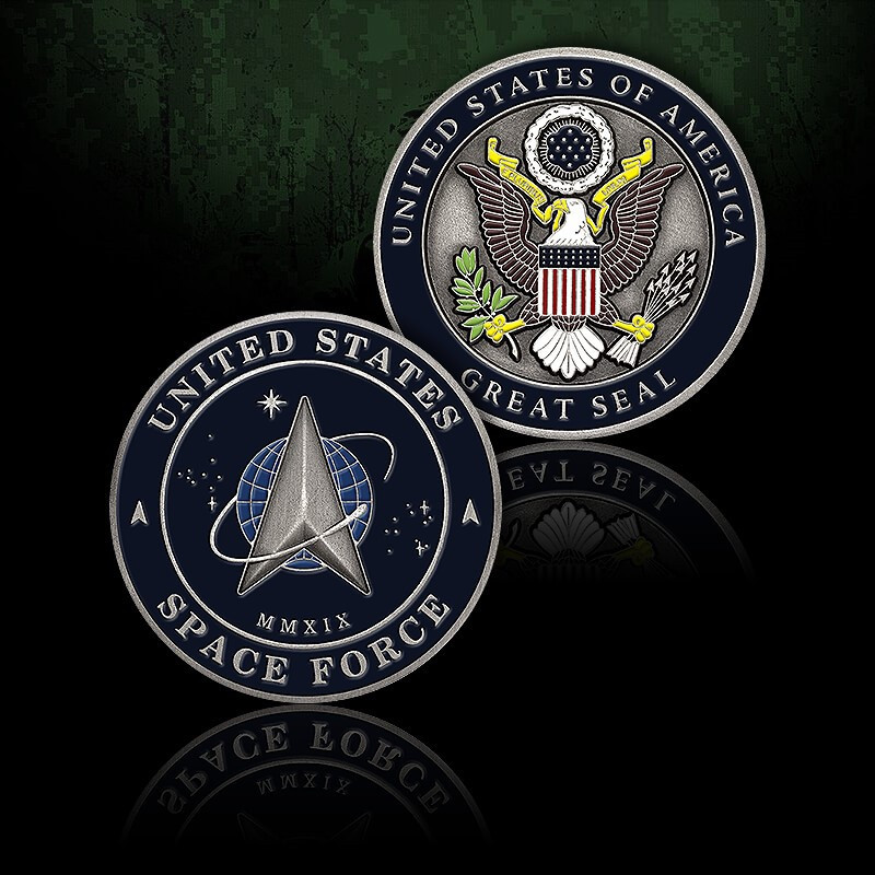 U.S. Space Force Challenge Coin - Meach's Military Memorabilia & More