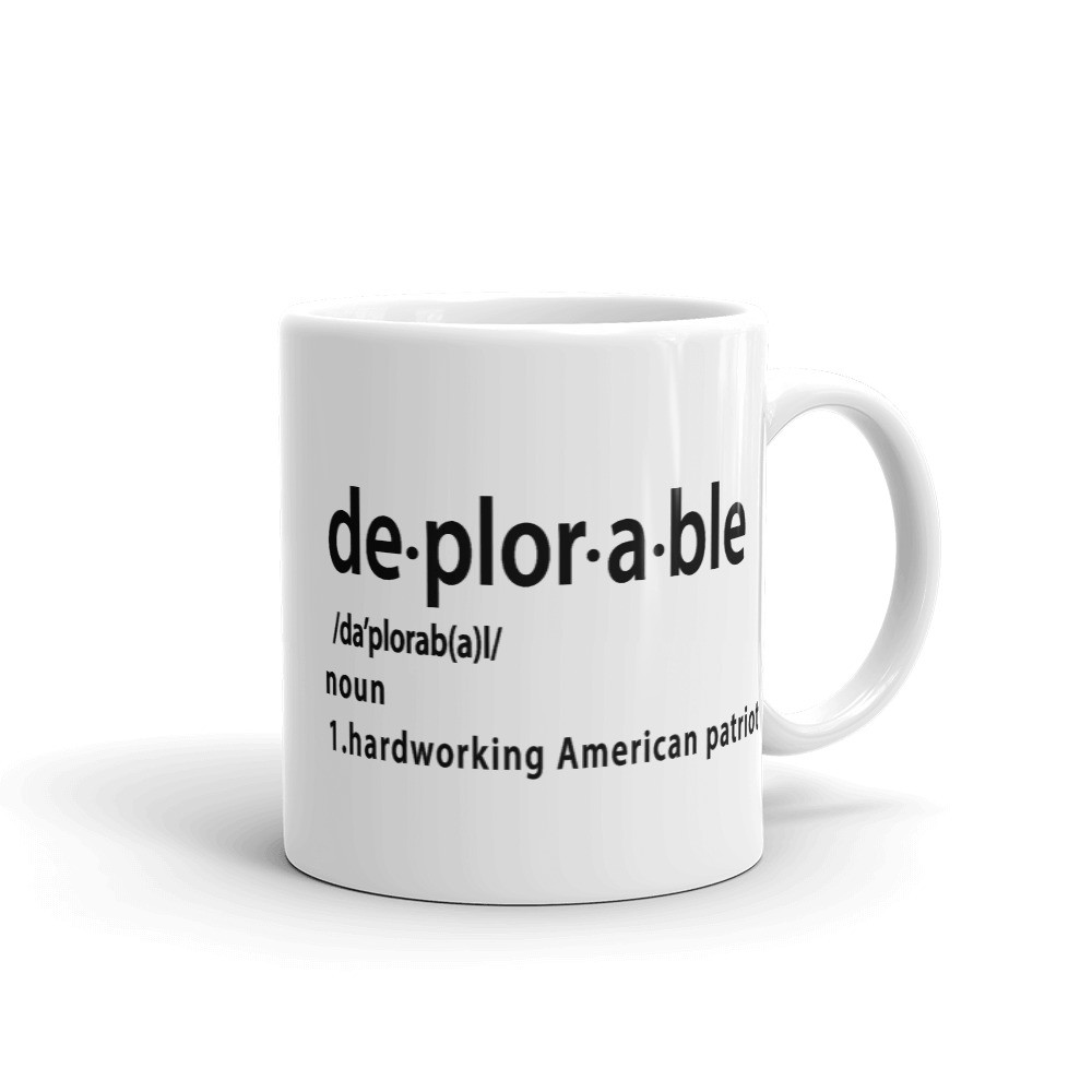 Deplorable Definition Mug - Meach's Military Memorabilia & More