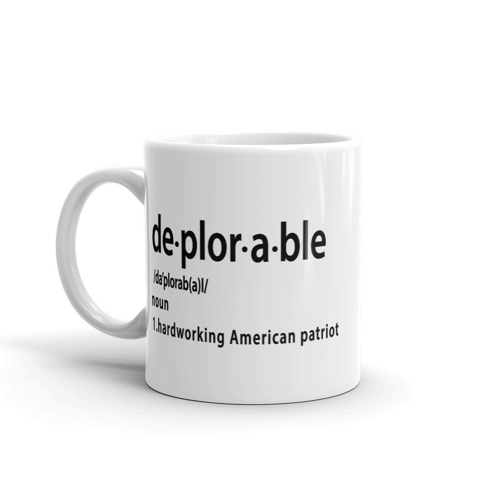 Deplorable Definition Mug - Meach's Military Memorabilia & More