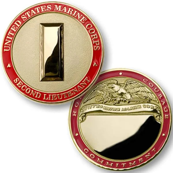 U.S. Marines Second Lieutenant Challenge Coin - Meach's Military ...