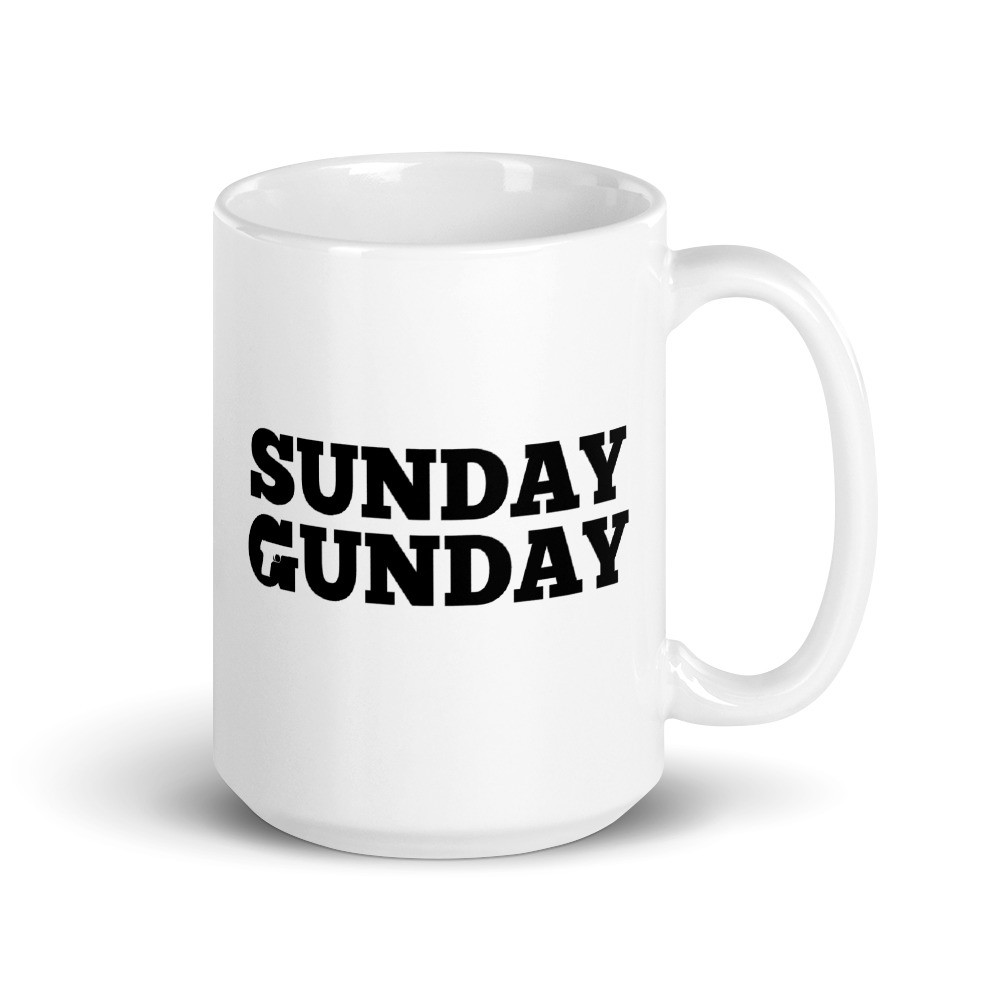 Sunday Gunday Mug - Meach's Military Memorabilia & More