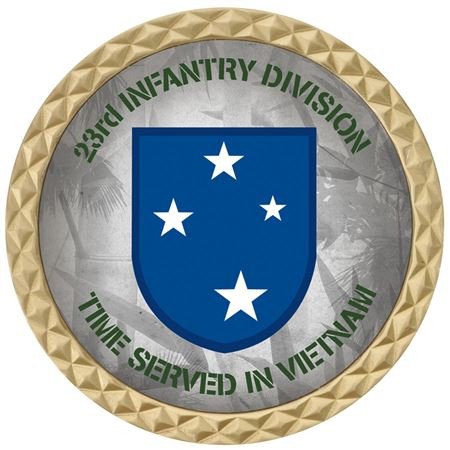 23rd Infantry Division Vietnam Veteran Challenge Coin - Meach's ...