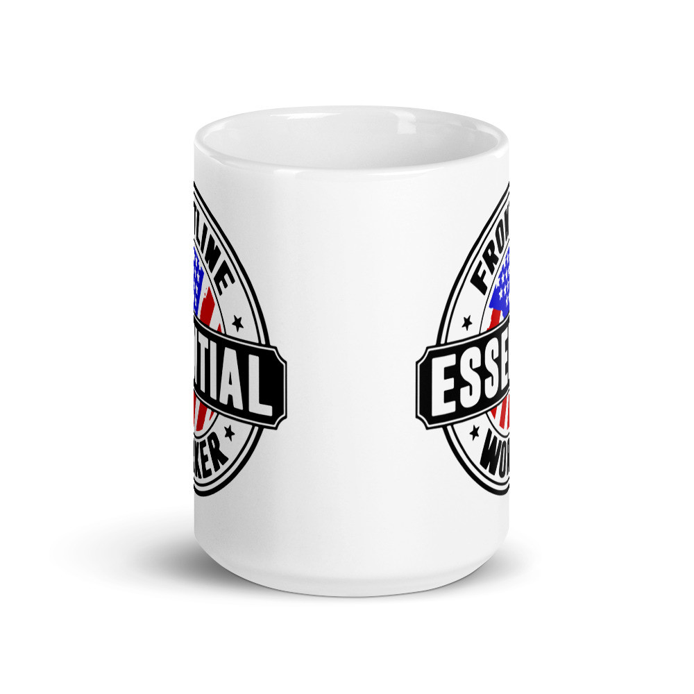 Frontline Essential Worker Mug - Meach's Military Memorabilia & More