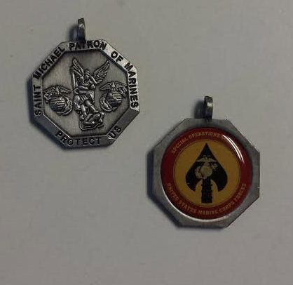 Saint Michael Patron of US Marines Special Operations Command Medallion ...