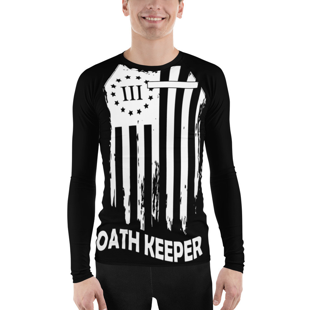 Oathkeeper Men's Rash Guard - Meach's Military Memorabilia & More