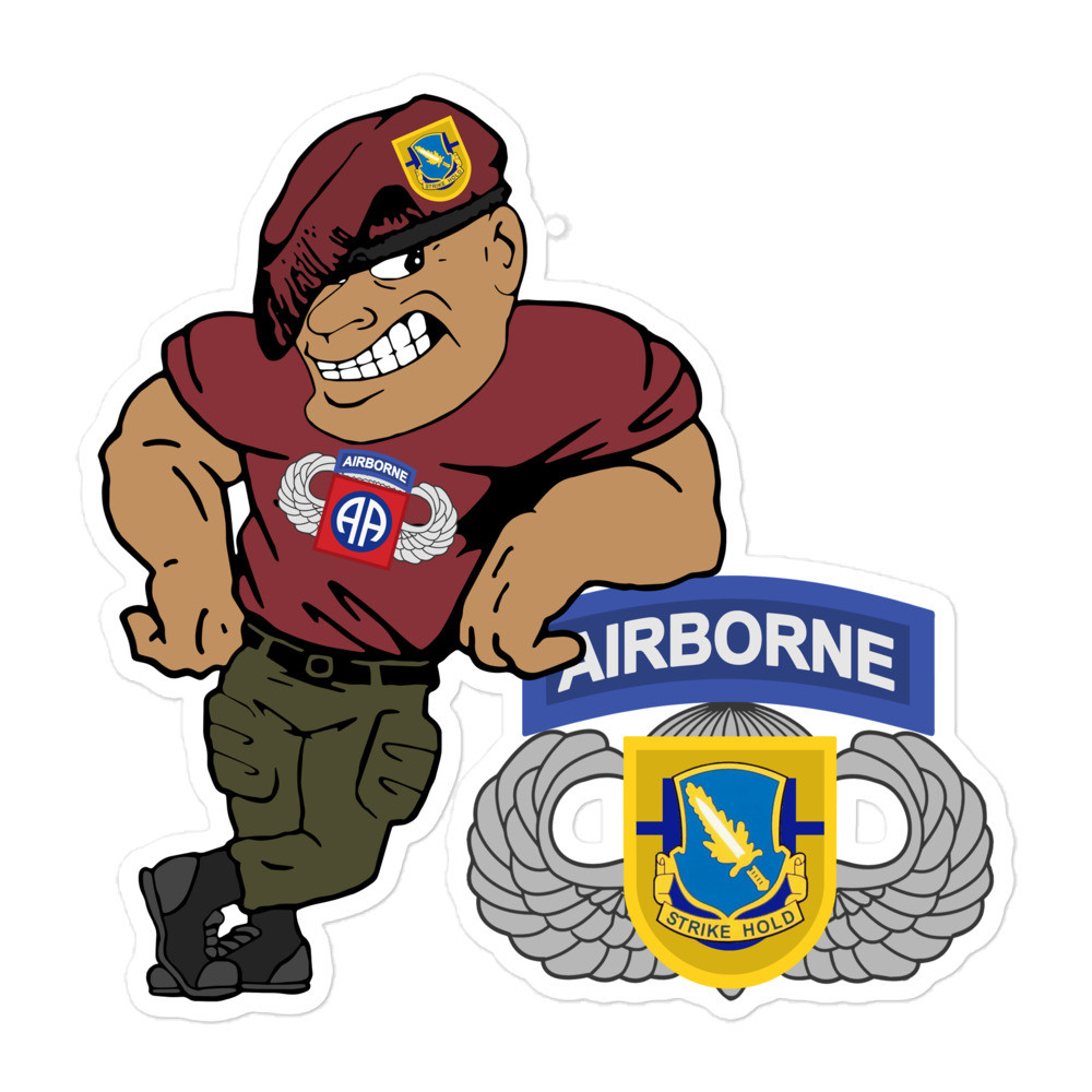 1-504 Soldier Bubble-free sticker - Meach's Military Memorabilia & More