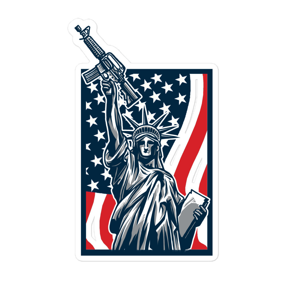 American Liberty Bubble-free sticker - Meach's Military Memorabilia & More