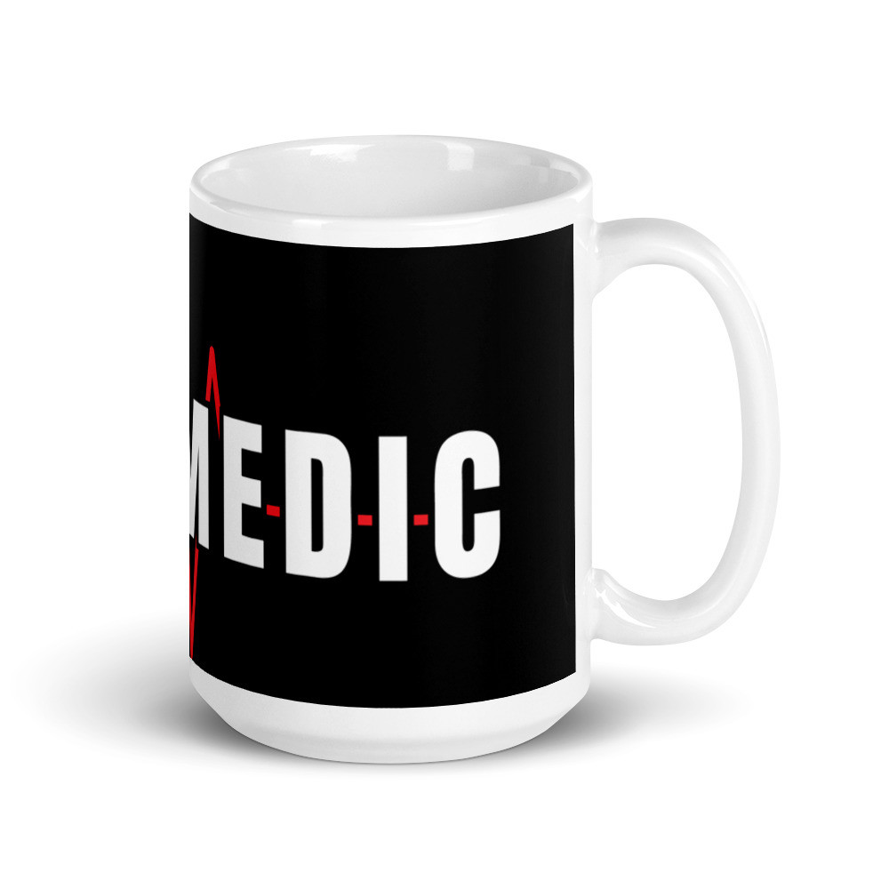 Paramedic (Version 3 Continuous) White glossy mug - Meach's Military ...