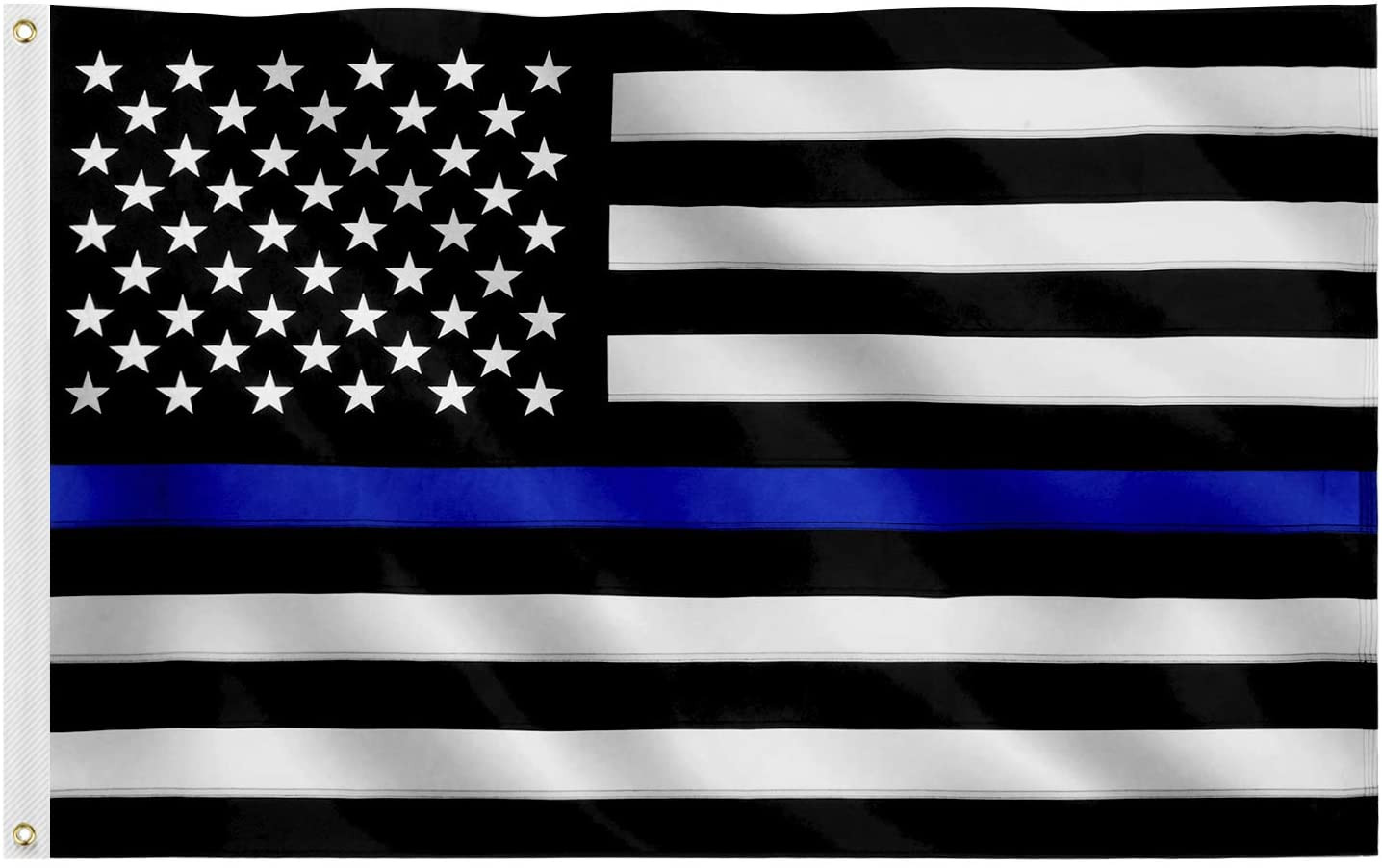 Thin Blue Line (Police) 3X5 Flag - Meach's Military Memorabilia & More