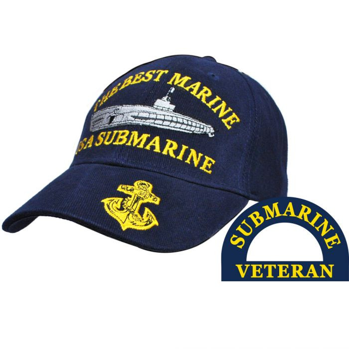US Navy The Best Marine Is A Submarine Baseball Cap - Meach's Military ...