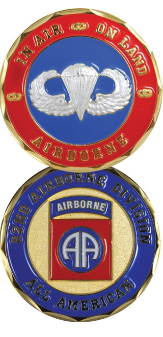 75th Anniversary Airborne Challenge Coin - Meach's Military Memorabilia ...