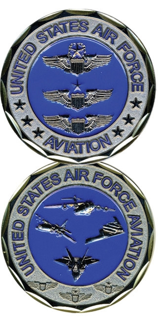 Enlisted Air Crew - U.S. Air Force Challenge Coin - Meach's Military ...