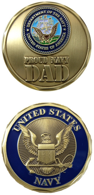 US Navy Ethos Challenge Coin - Meach's Military Memorabilia & More