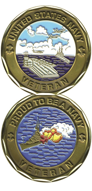 US Navy USS John F Kennedy Challenge Coin - Meach's Military ...