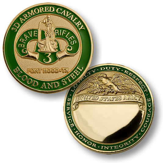 2nd Cavalry Regiment - Vilseck, Germany Challenge Coin - Meach's ...