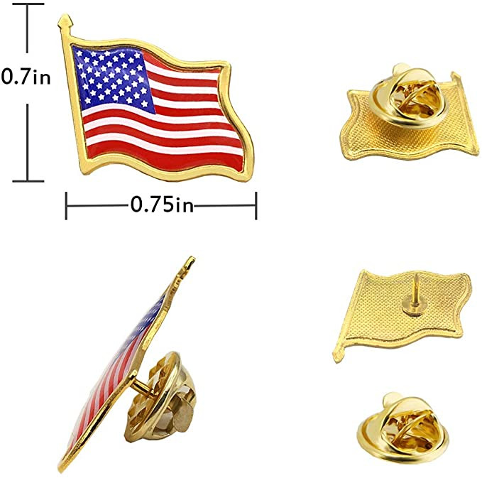U.S. Flag Hat/Uniform Pin - Meach's Military Memorabilia & More