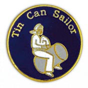 Tin Can Sailor Pin - Meach's Military Memorabilia & More