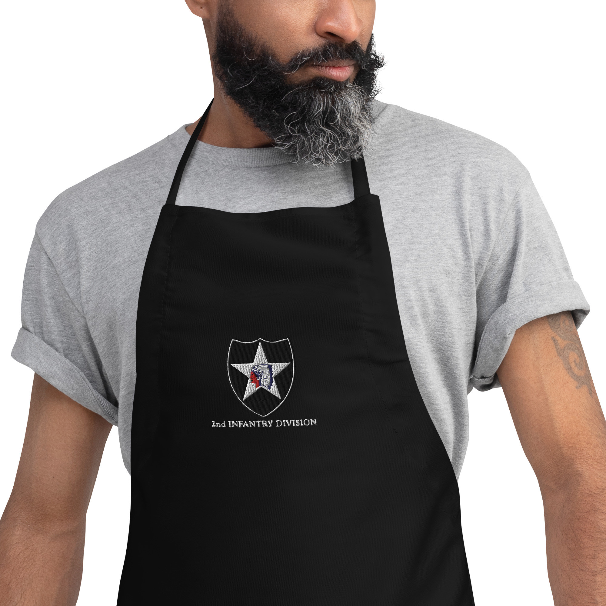 2nd Infantry Division Embroidered Apron - Meach's Military Memorabilia ...
