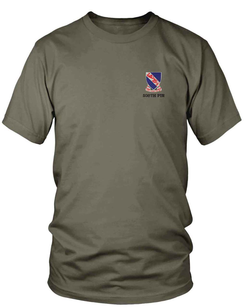 508th PIR Airborne All The Way T-Shirt - Meach's Military Memorabilia ...