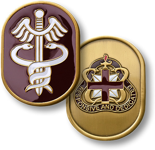 US Army Medical Service Corps Challenge Coin - Meach's Military ...