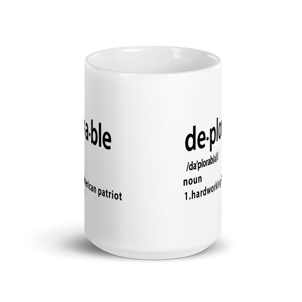 Deplorable Definition Mug - Meach's Military Memorabilia & More