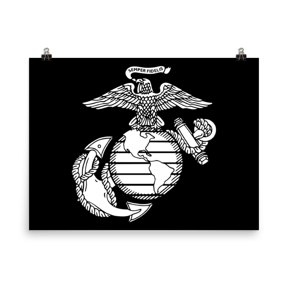 Marine EGA Poster - Meach's Military Memorabilia & More