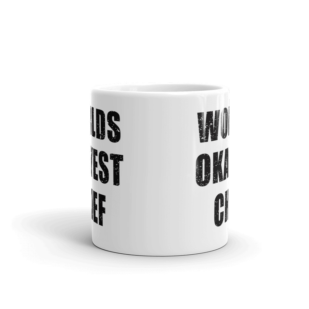 Worlds Okayest Chief Mug - Meach's Military Memorabilia & More