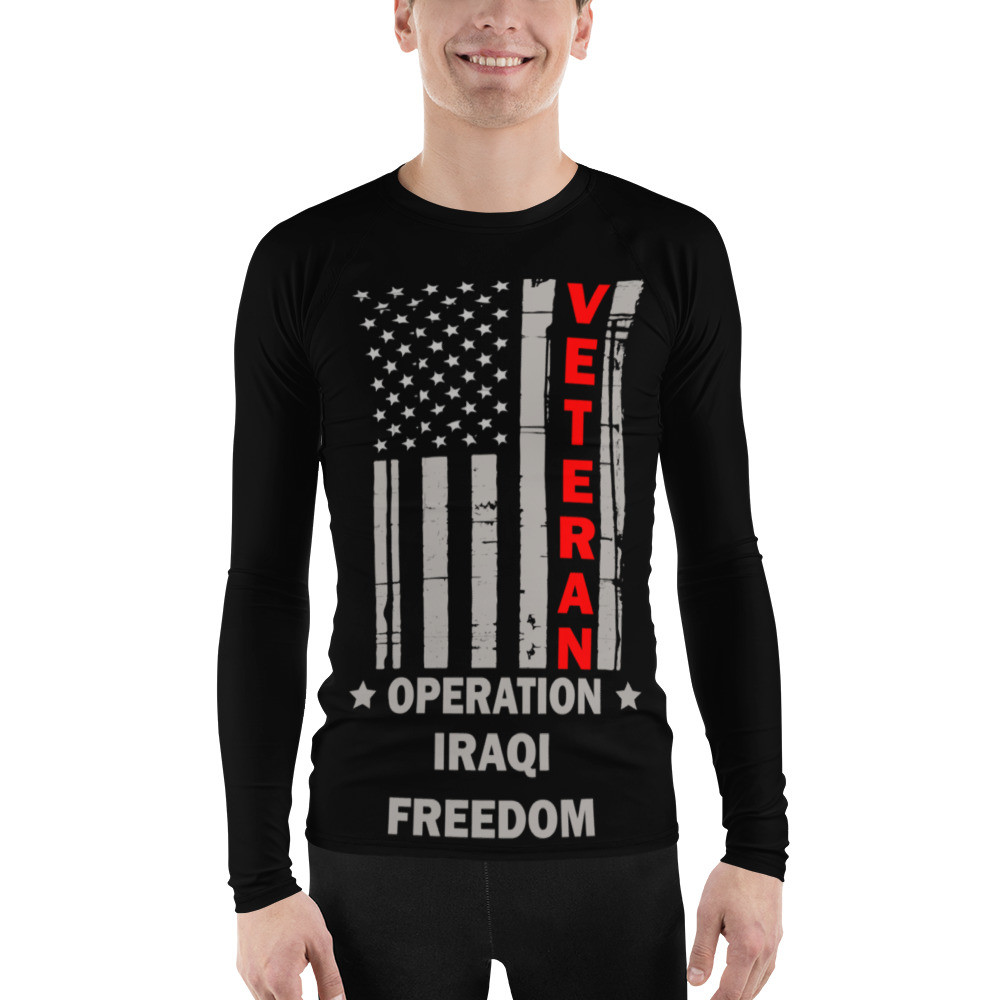 Veteran of the US Marine Corps Men's Rash Guard - Meach's Military ...