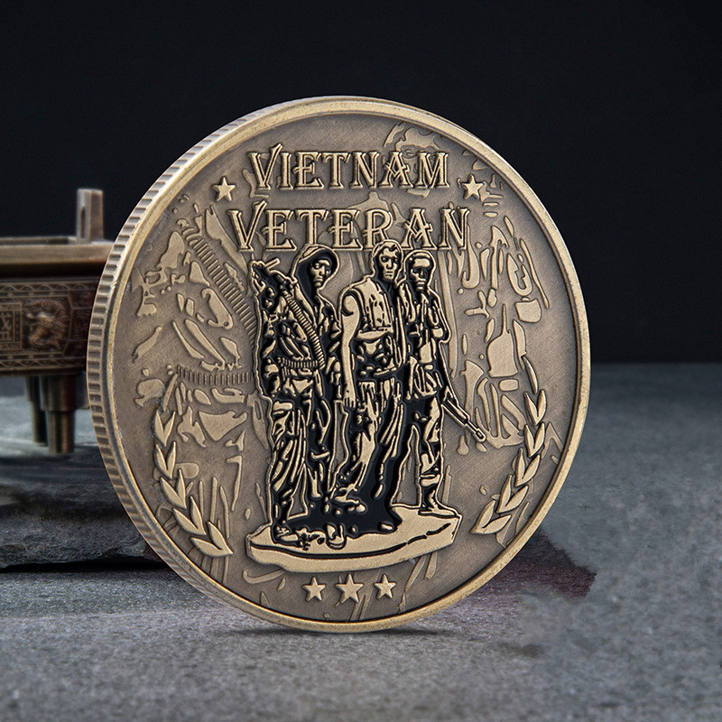 Vietnam War Veteran Challenge Coin - Meach's Military Memorabilia & More