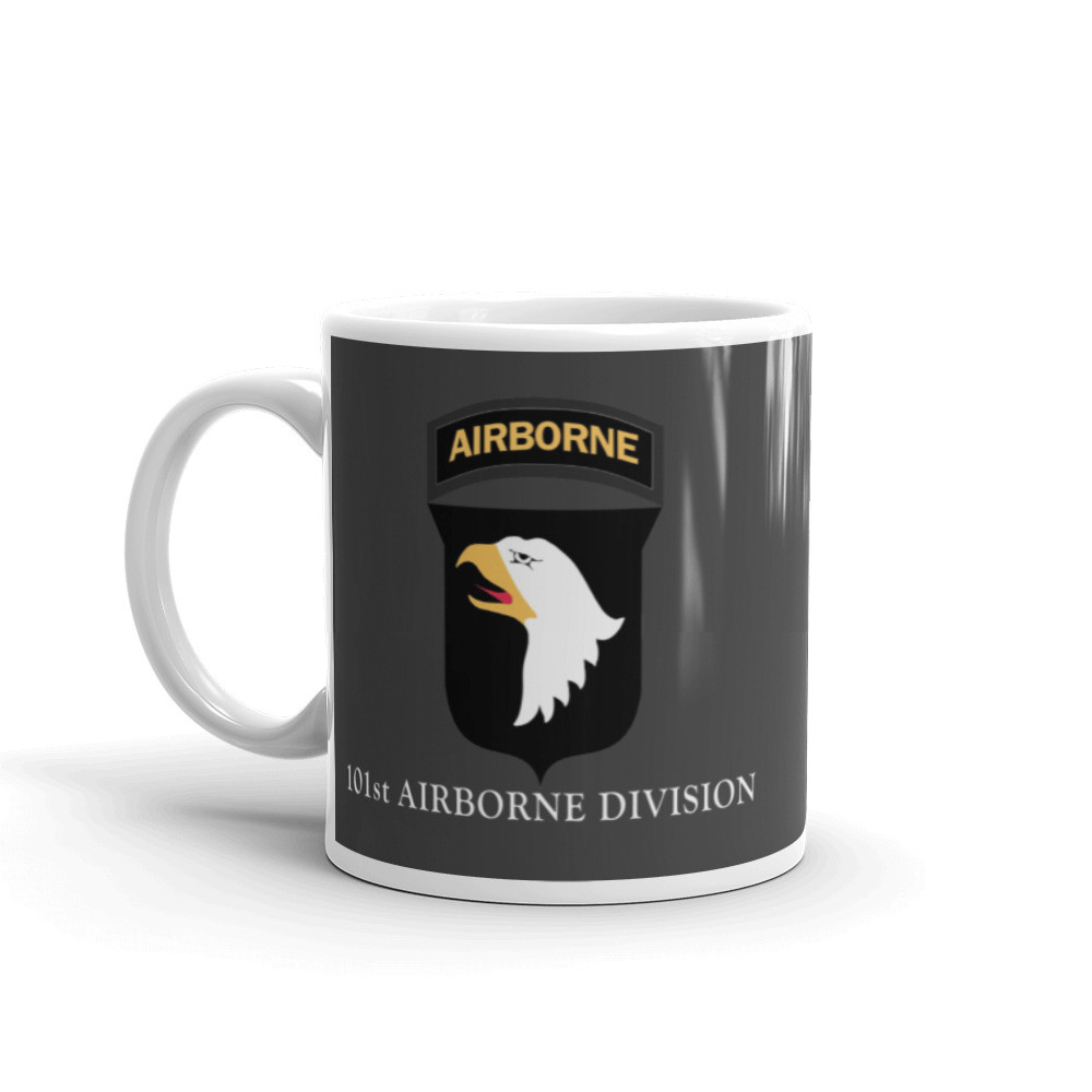 101st Airborne Division White glossy mug - Meach's Military Memorabilia ...