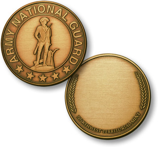Army National Guard Nickel Challenge Coin - Meach's Military Memorabilia & More