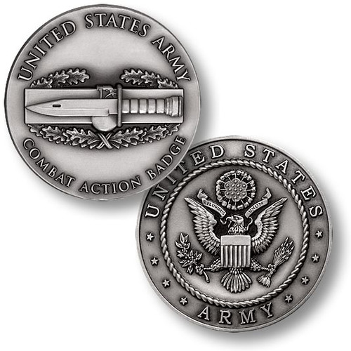 Us Army Combat Medical Badge Challenge Coin Meachs Military