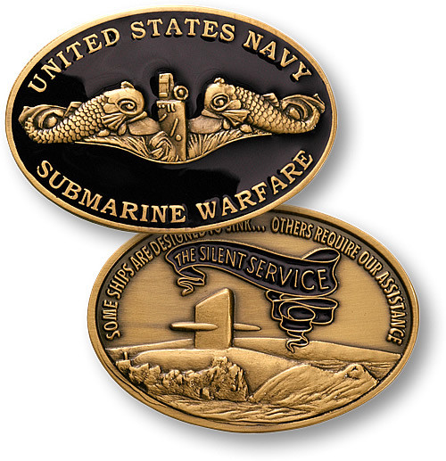 Navy Surface Warfare - Enlisted Challenge Coin - Meach's Military ...