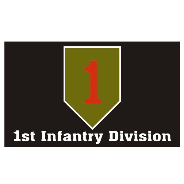1st Infantry Division 3X5 Flag - Meach's Military Memorabilia & More
