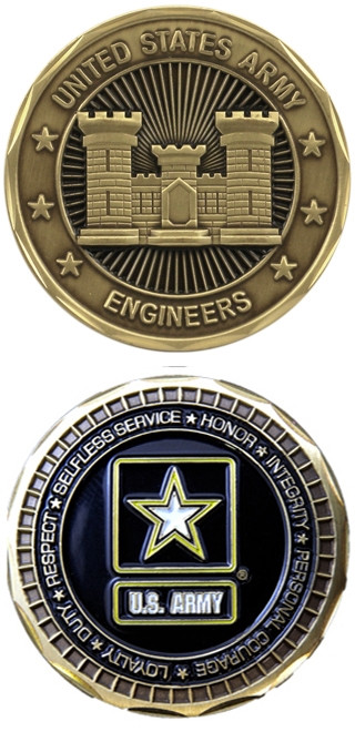 Fort Campbell, KY, Rakkasans Challenge Coin - Meach's Military ...