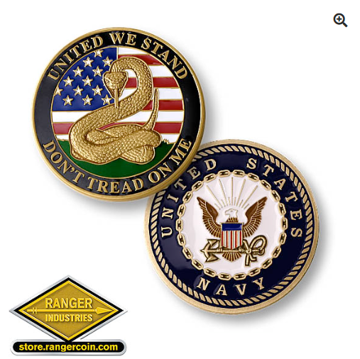 Navy Seabees Challenge Coin - Meach's Military Memorabilia & More