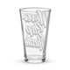 Never Stop Hustle pint glass - Meach's Military Memorabilia & More